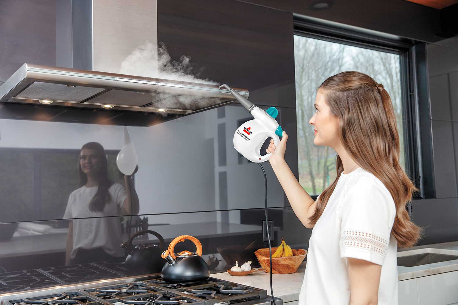 Steam Shot™ Extended Reach 4171W | BISSELL® Handheld Steam Cleaner ...