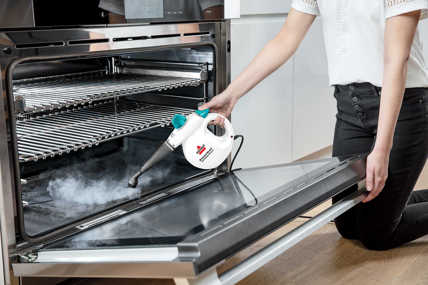 Steam Shot™ Extended Reach 4171W | BISSELL® Handheld Steam Cleaner ...